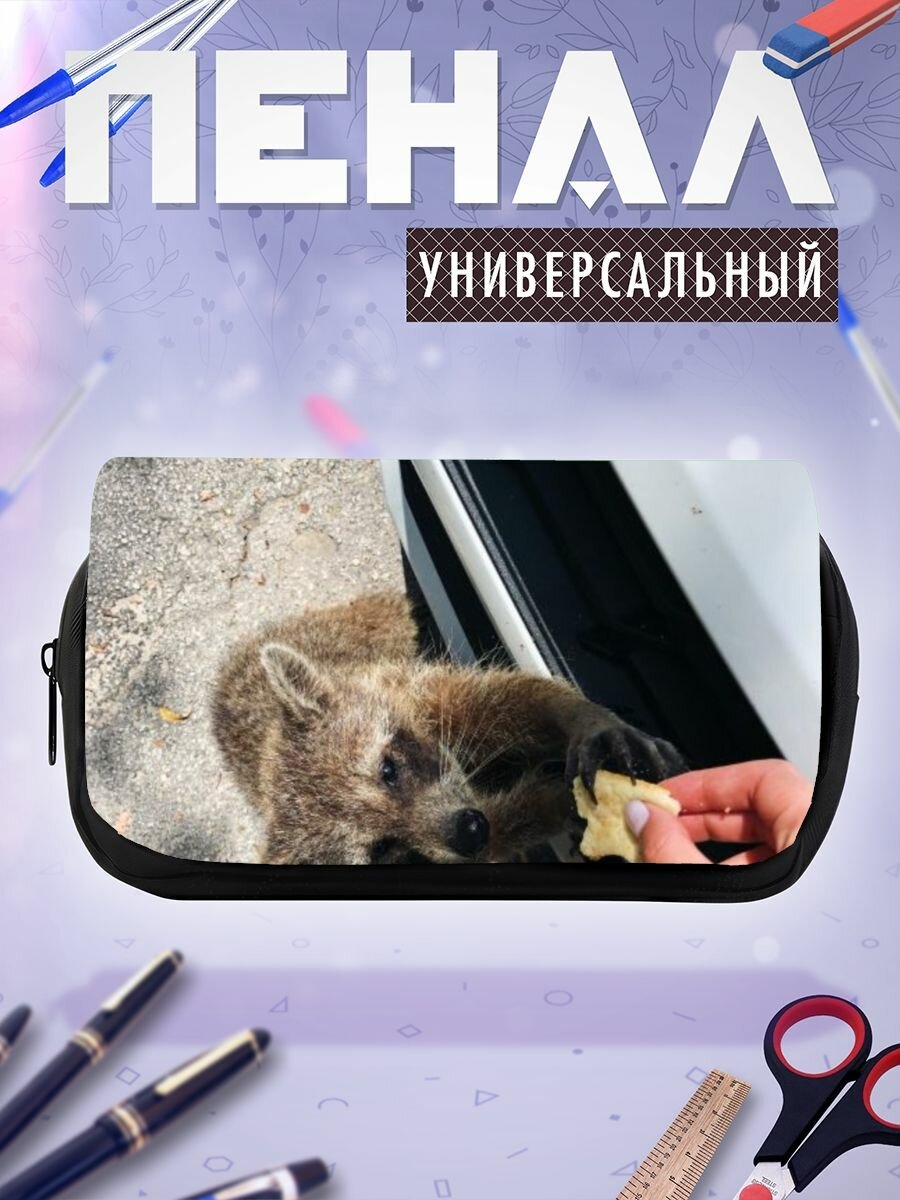 Школьный пенал мех procyonidae