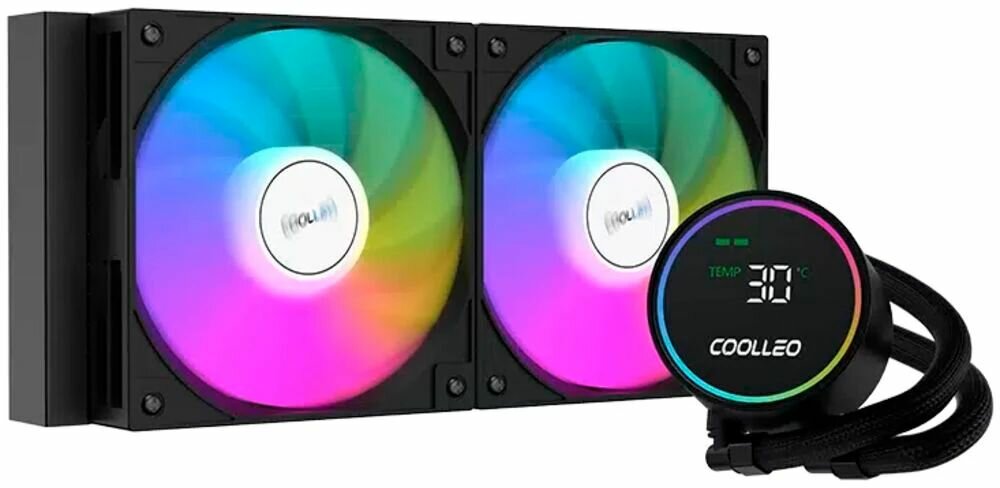 Система водяного охлаждения для ПК coolleo ICE Fairy DIG 240 LITE BK