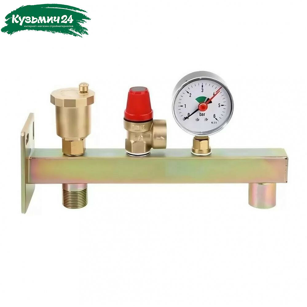 Группа безопасности настенная TST TST. G3430, 3/4" х 3 бар, 50 кВт, для расширительного бака