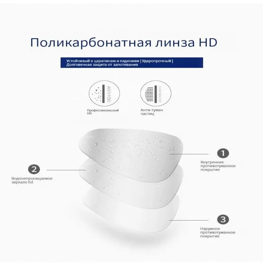 Маска для плавания WAVE черного цвета с трубкой, для сноркелинга, с диоптриями, размер S-M — фото 1