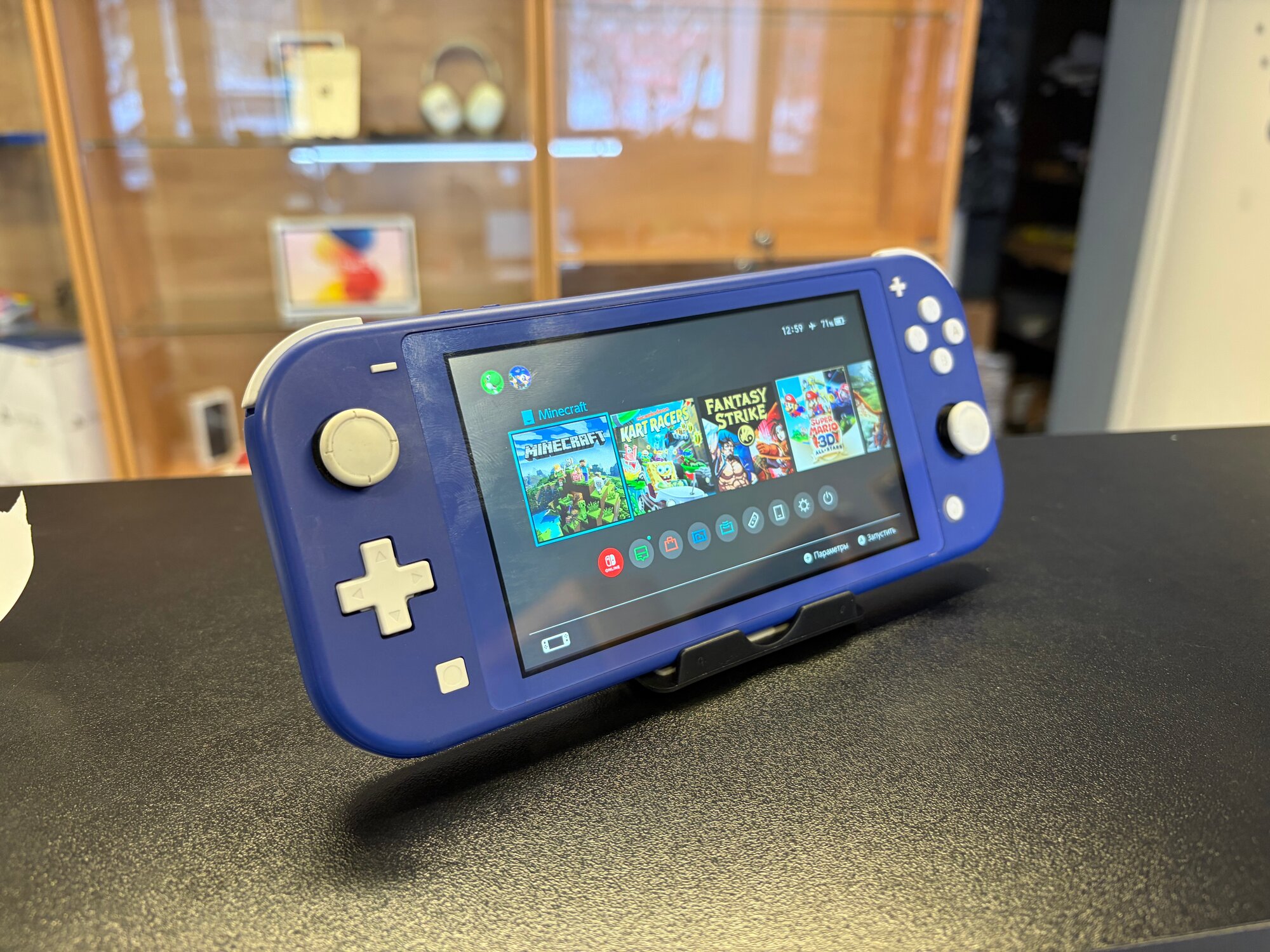 Игровая портативная консоль Nintendo Switch lite blue 32gb