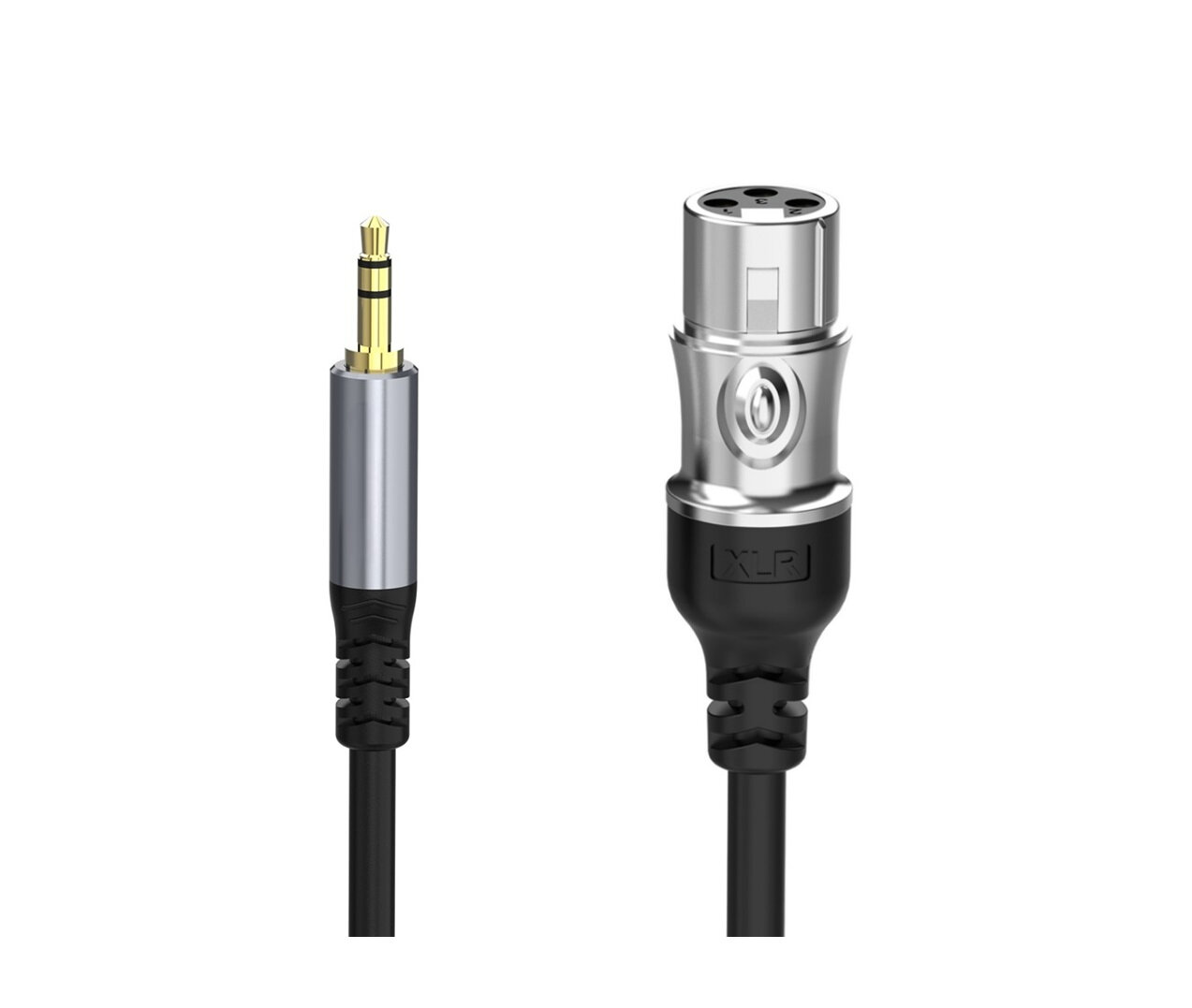 Шнур-переходник XLR (F) – Jack 3.5 (M) Premium 1.8 метра черный S1300