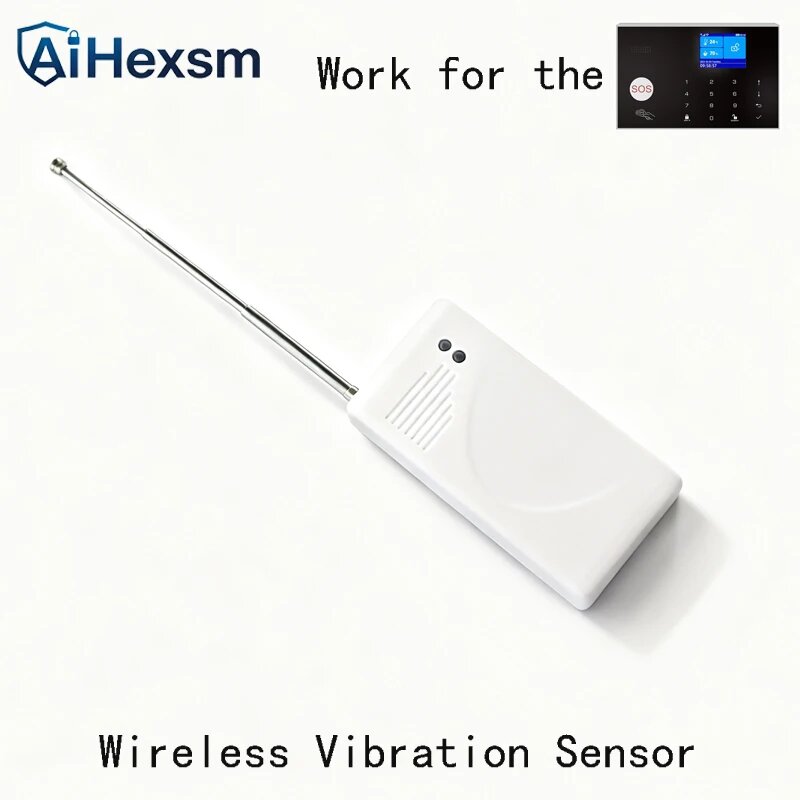 Новый 1527 433 МГц беспроводной датчик разбития вибрации стекла детектор для нашего WIFI GSM домашняя охранная сигнализация
