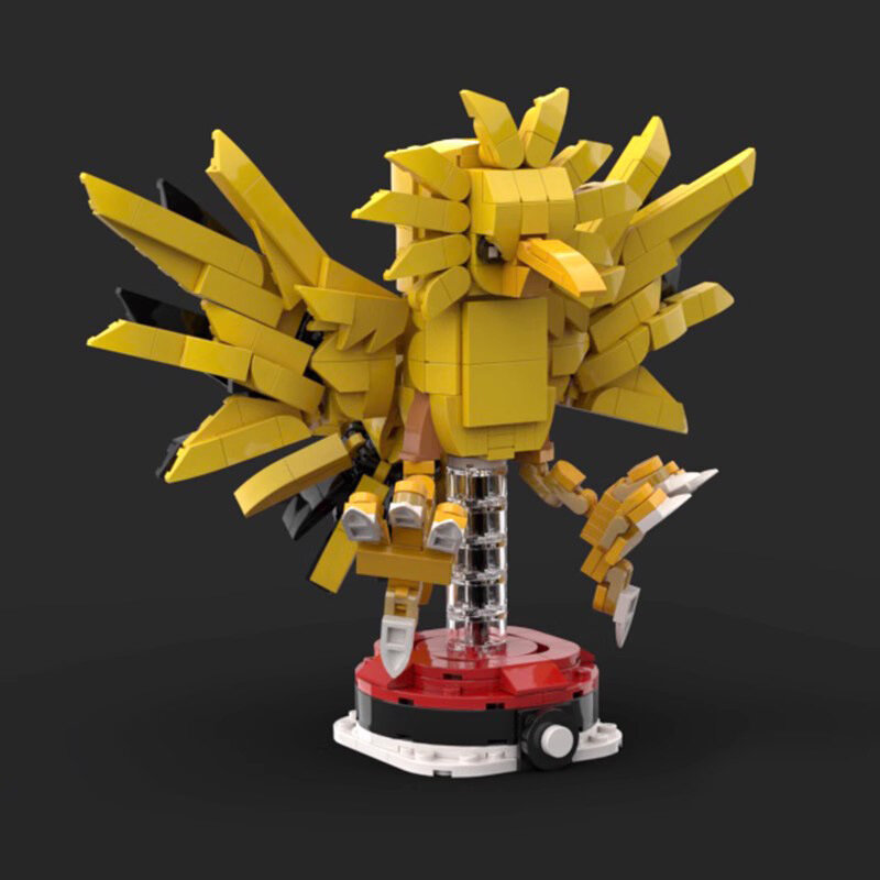 MOC собранный набор строительных блоков-пазлов Pokémon Модель Pokémon Brickhead подарок