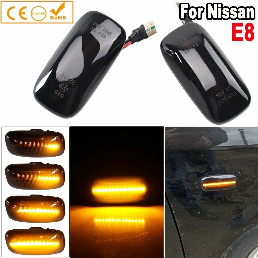 Фары автомобильные, Указатель поворота, 2 шт, арт. для Nissan Skyline R34 Almera N15 N16 Pulsar Maxima QX Sunny G10 Primera P11 P12
