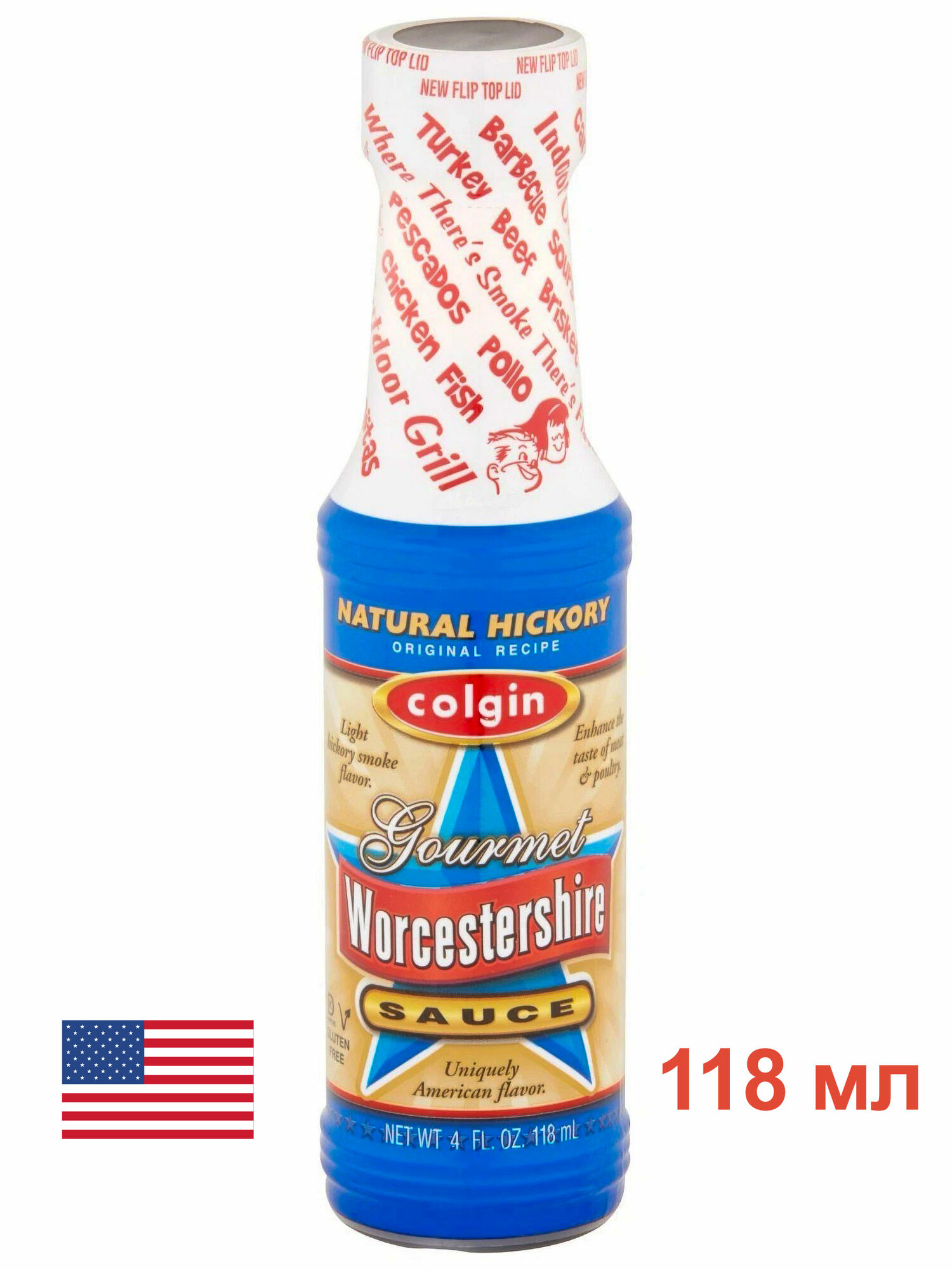 Натуральный Вустерширский соус Colgin Worcestershire Sauce, 118 мл