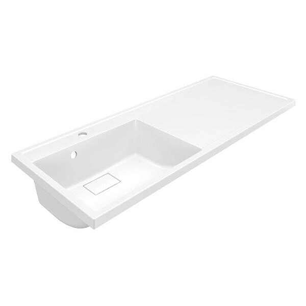 Раковина встраиваемая Uperwood Magenta 110 left Wh