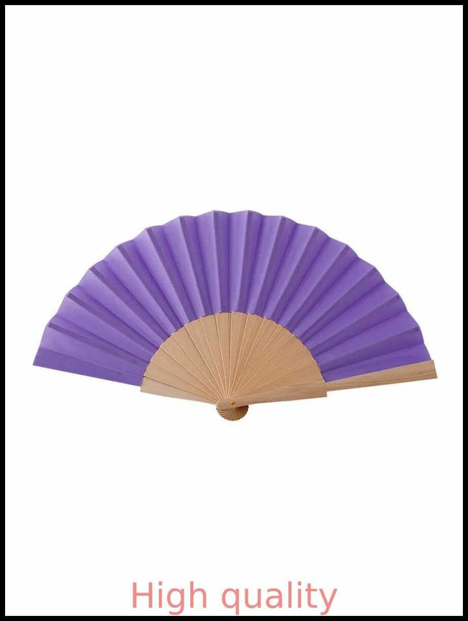 Самый популярный в 2025 году1 шт Ручной складной веер из бамбука