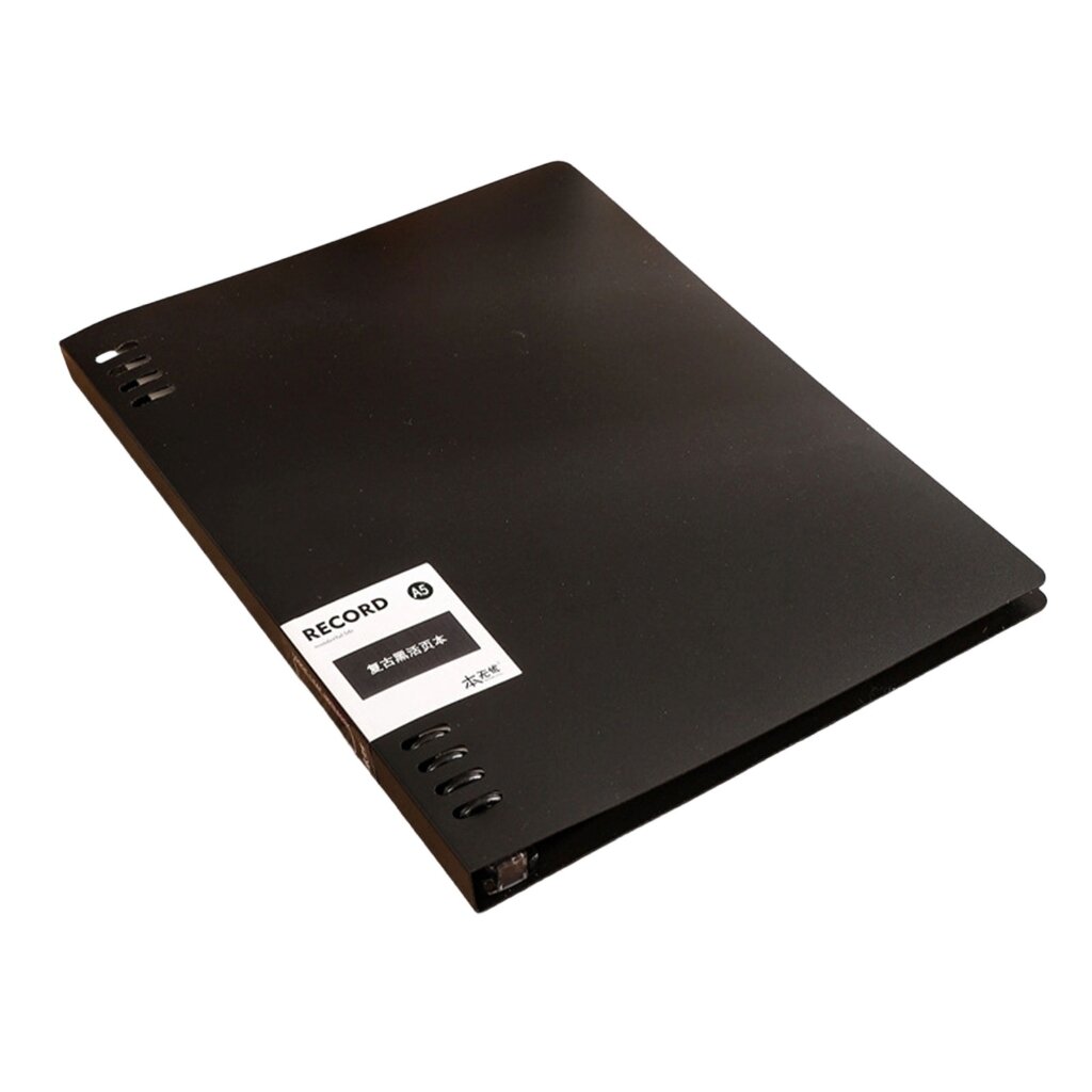 Скользящий Блокнот Многоразового Использования С Кольцами для Переплета из 60 Листов Плотной Бумаги Для Школы