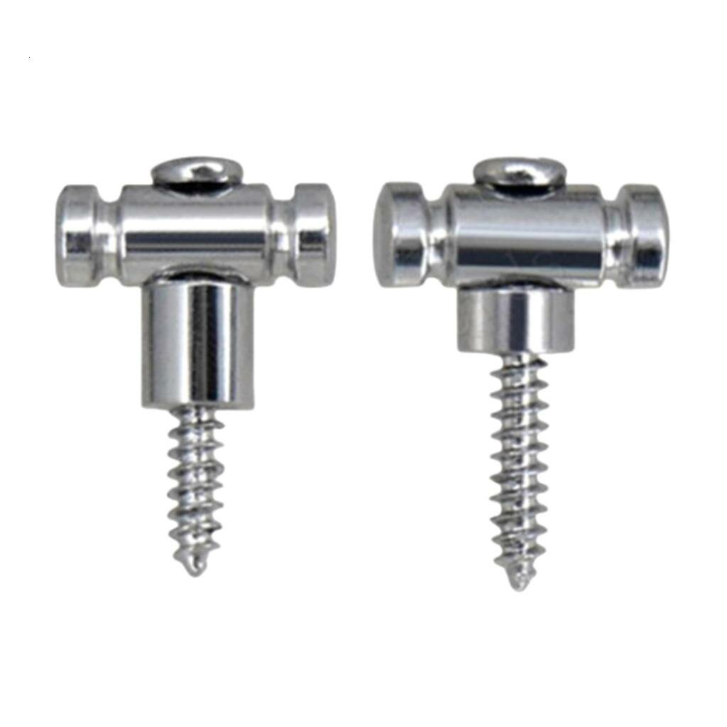 Роликовые стопоры для струн гитары с винтами, Серебро