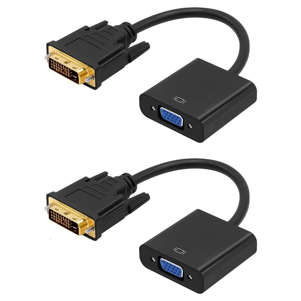 Кабель DVI-D — VGA, 2pc
