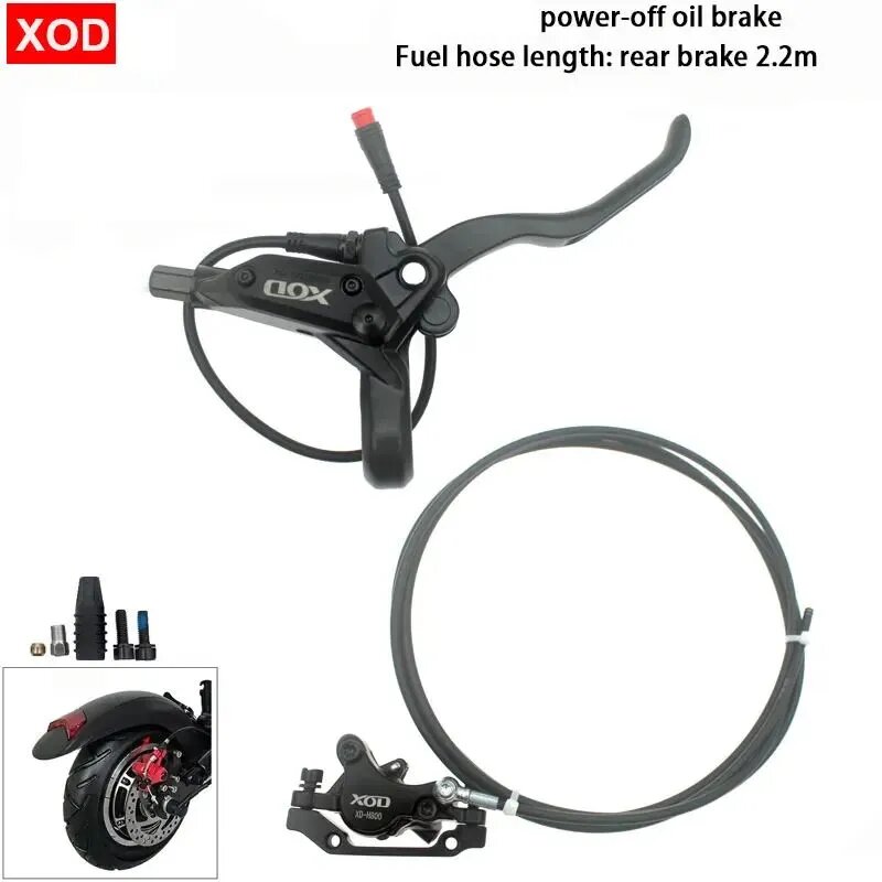 XOD Электрический скутер с гидравлическим дисковым тормозом E-Bike 140 160 мм Ротор для Zero 10X 11X KUGOO G1 G2 Pro Тормоз электронного скутера