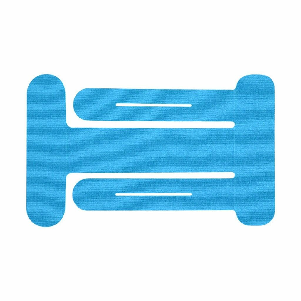 Эластичный спортивный тейп, водостойкий, для поддержки мышц для тенниса, баскетбола, Небо синий