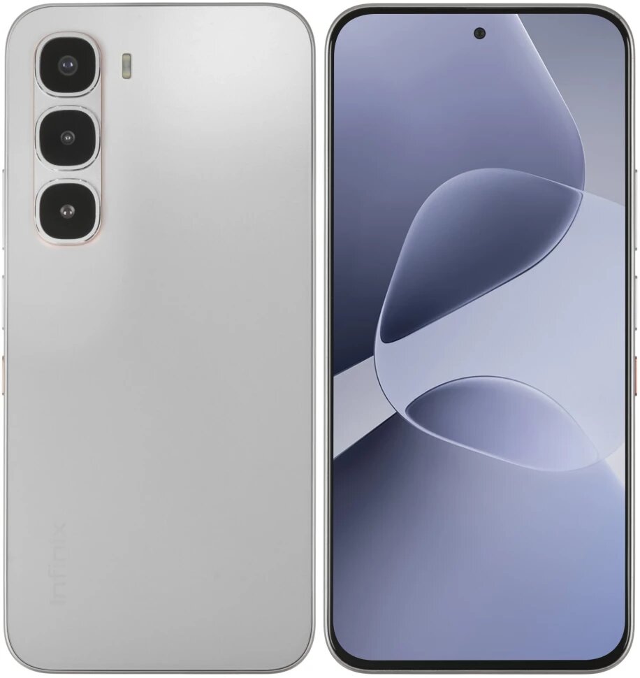 Смартфон Infinix HOT 60 pro 8/128Gb серебристый титан