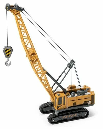 Металлическая коллекц. спец техника кран Башенный на гусеничном ходу. 1:55 ( 40 см. )