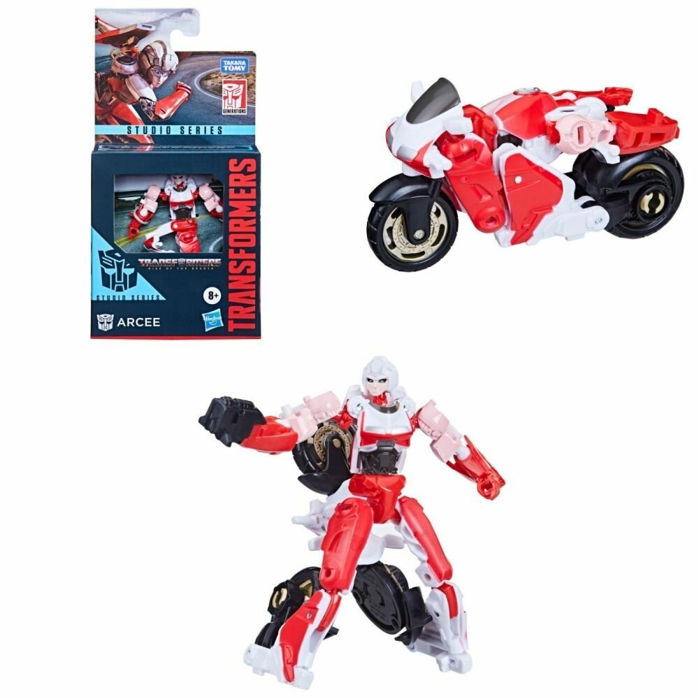 Трансформеры Hasbro Игрушка Studio Series Core Class Arcee 3,5 дюйма (8,9 см) F7228
