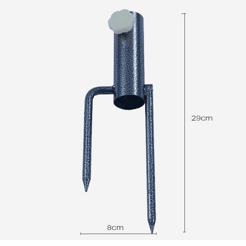 Зонт от солнца уличный с металлической подставкой в землю