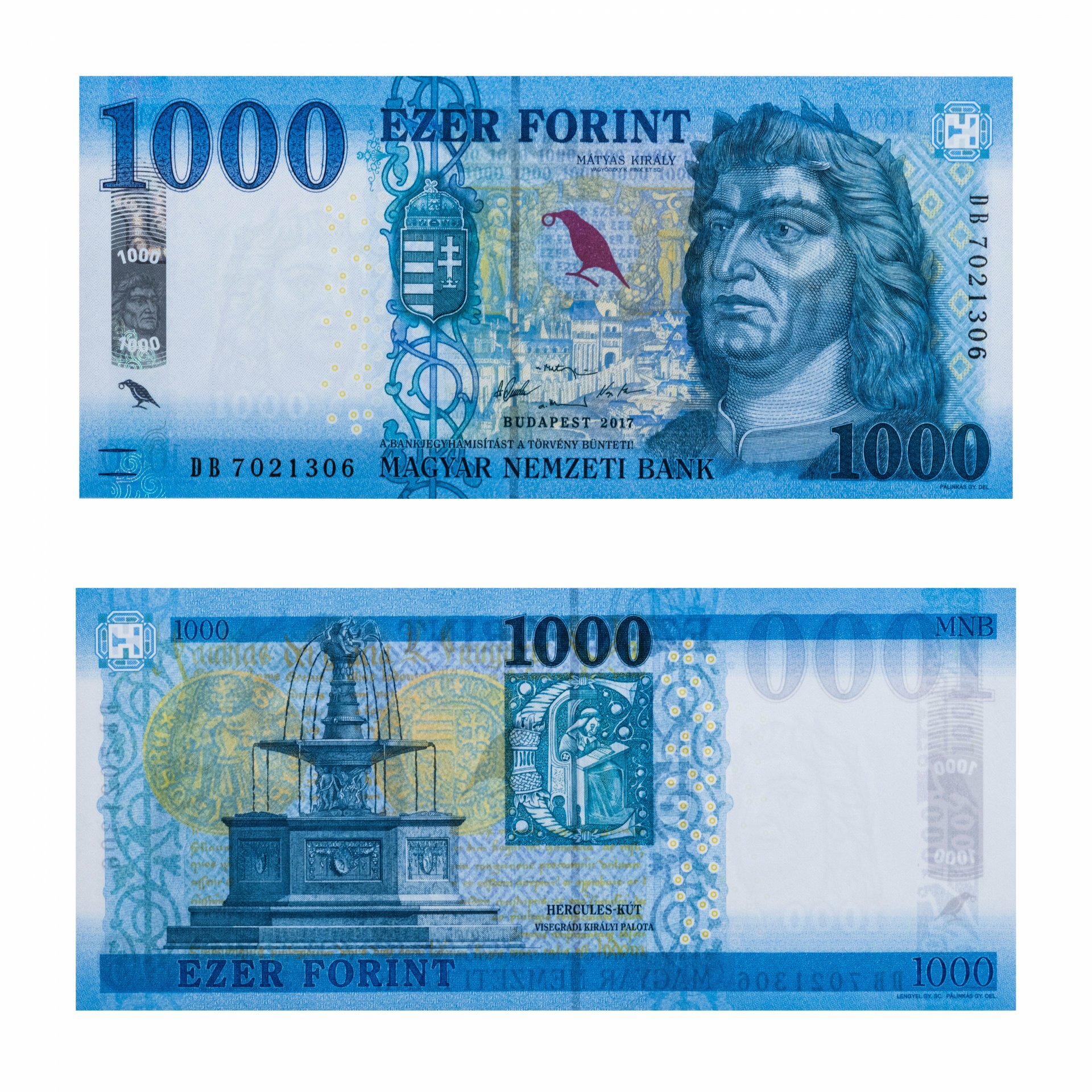 Венгрия 1000 форинтов 2017 Pick 203 a