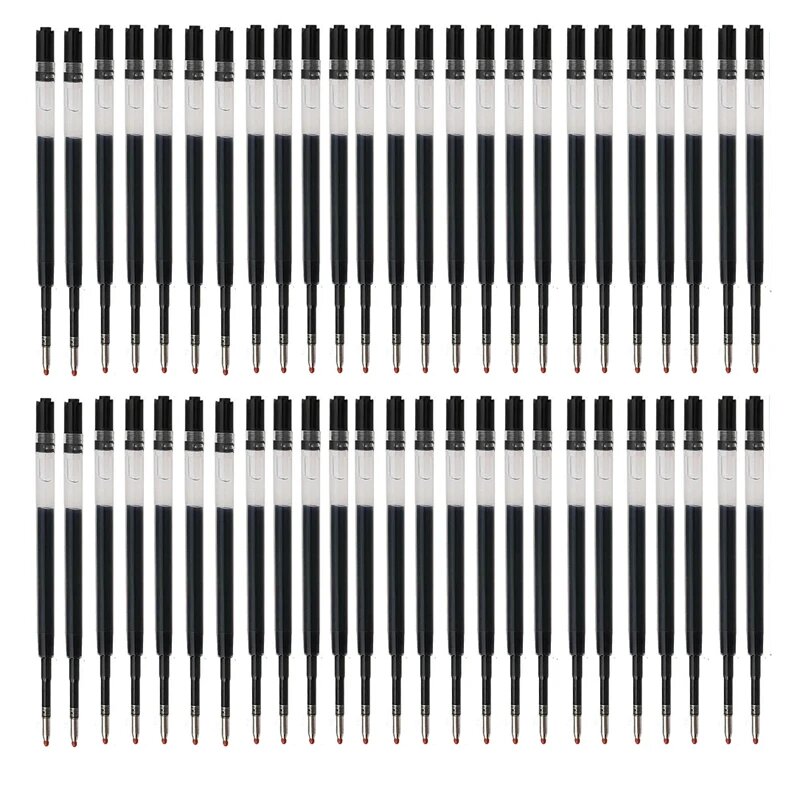 Стержни для ручек G2, черные, средний наконечник Черный, 50 PCS Black Refills