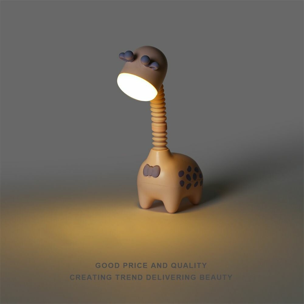 Креативный ночник в виде жирафа, прикроватная лампа, защита для глаз при сне, перезаряжаемая настольная лампа, атмосферный подарок на день рождения.