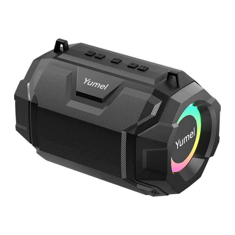 Интеллектуальная беспроводная Bluetooth-колонка с искусственным интеллектом, портативная, с длительным временем работы от батареи, подходит для использования дома и на улице, с мощными басами и высокой громкостью.