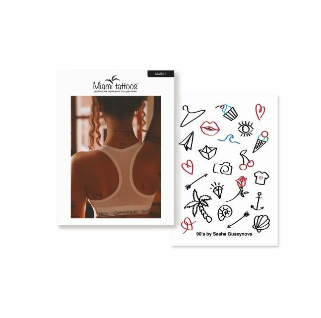 Miami Tattoos "Marks" Переводные тату