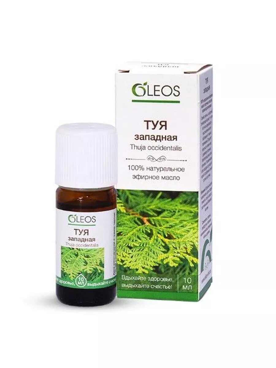 Олеос масло эфирное туя западная 10мл-2 шт