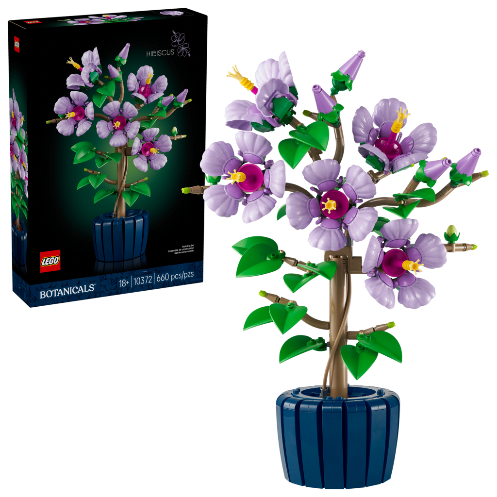 Конструктор LEGO Botanical Гибискус 10372, 660 деталей, от 18 лет