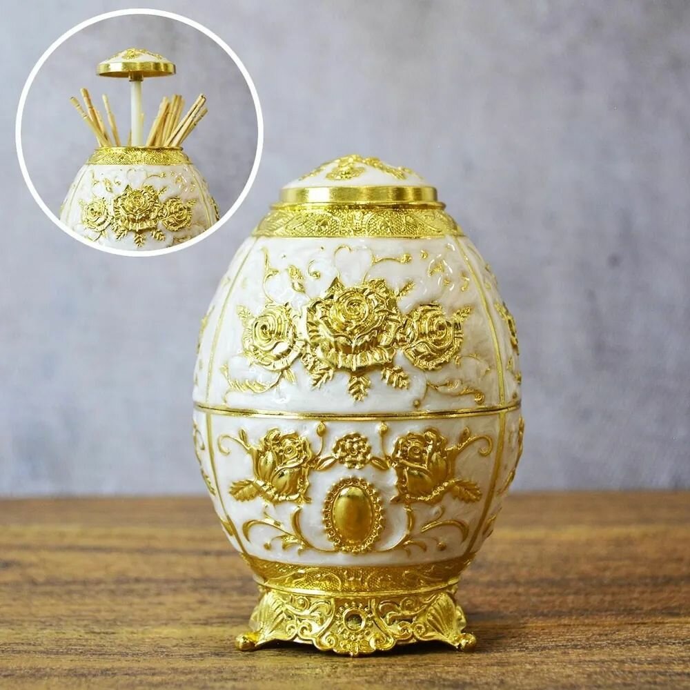 Подставка для зубочисток керамическое "Яйцо" 11х8 см.