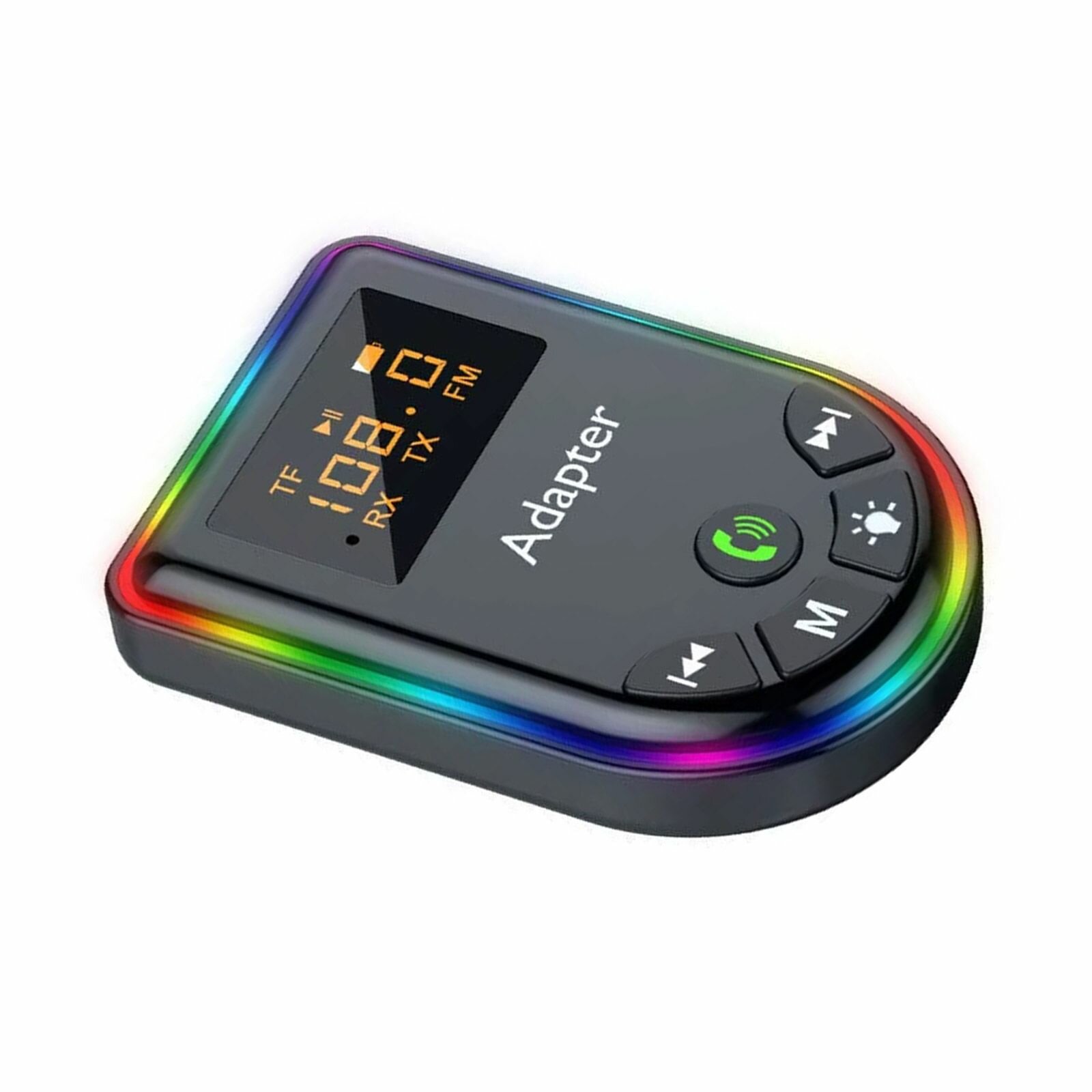 Портативный беспроводной звуковой адаптер с LED дисплеем и поддержкой TF карты для автомобиля дома