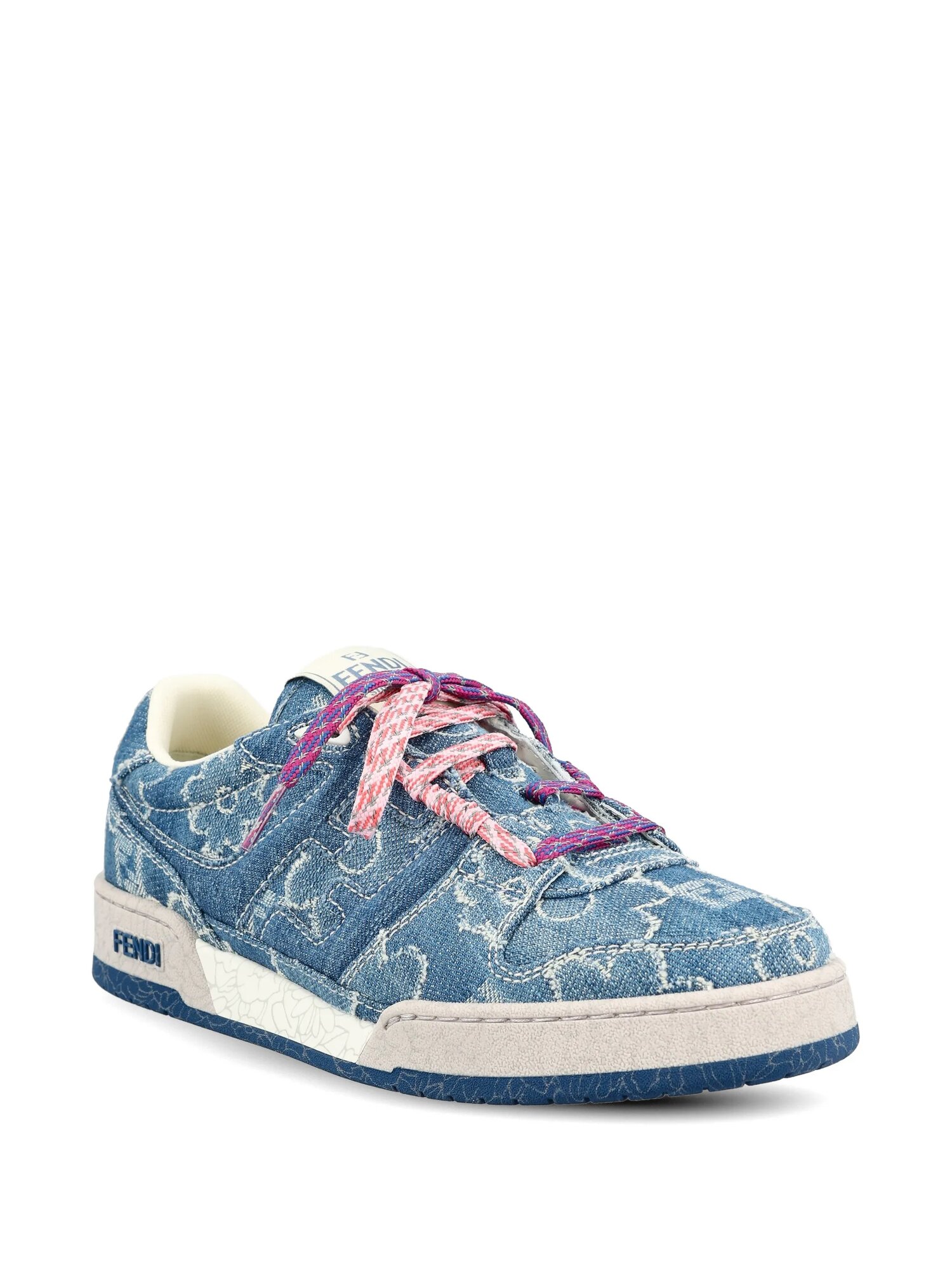 Кроссовки FENDI Match sneakers, размер 37,5, blue — фото 1