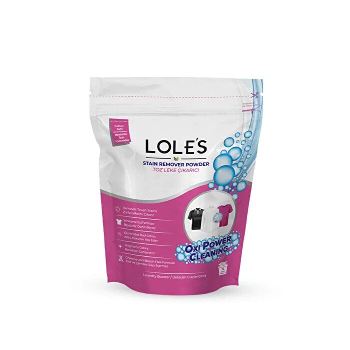 Кислородный отбеливатель и пятновыводитель LOLE'S 750г.