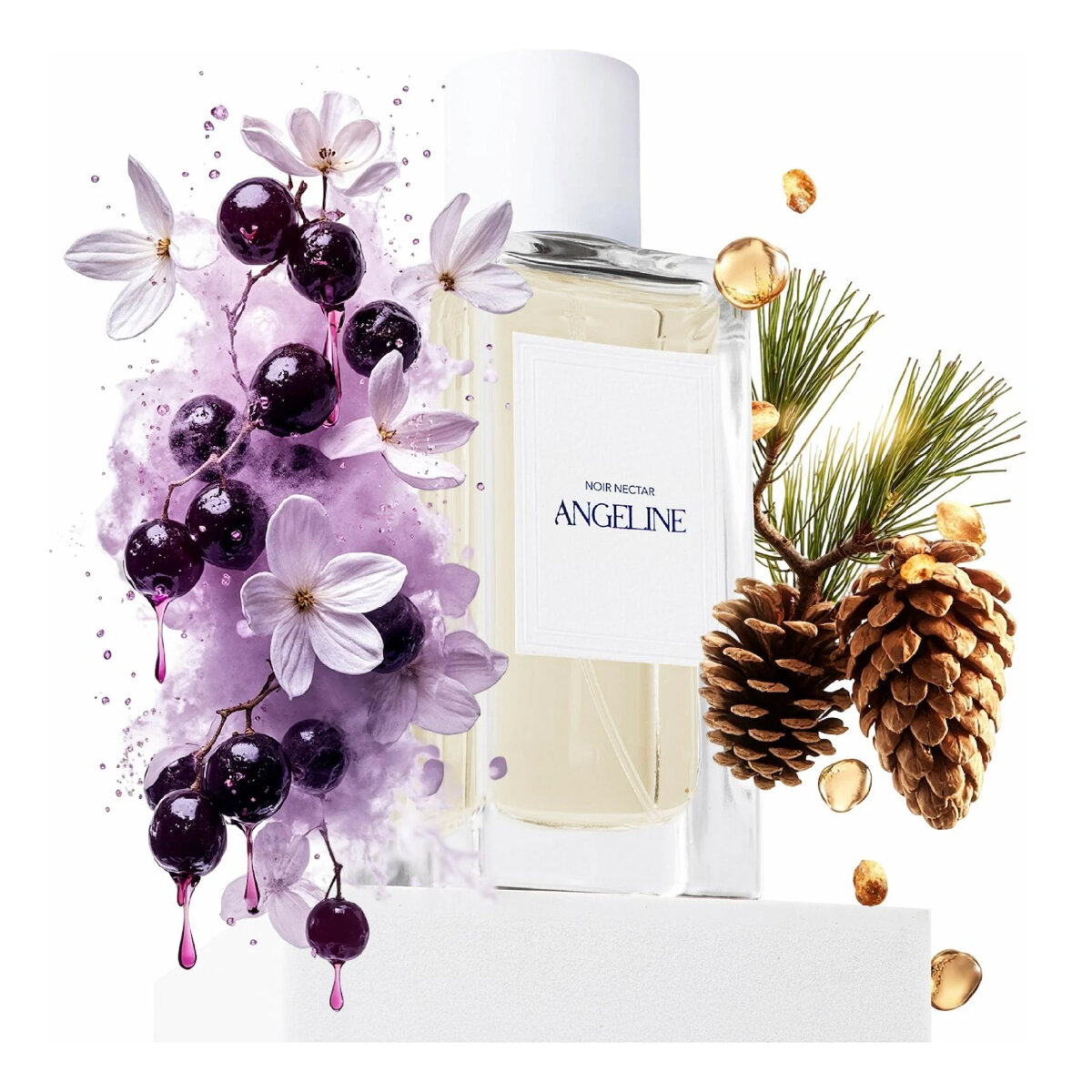 Парфюмерная вода Angeline Noir Nectar, женская, древесные, фруктовые ноты, 100 мл