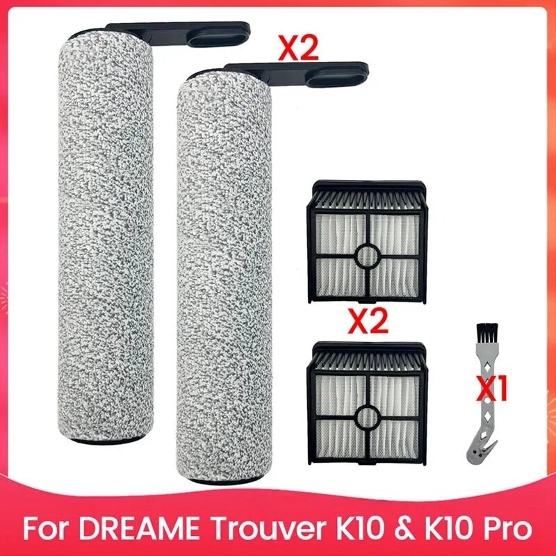 DREAME Trouver K10 & K10 Pro сухой и влажной беспроводной пылесос сменные детали щетка комплект фильтров ролика