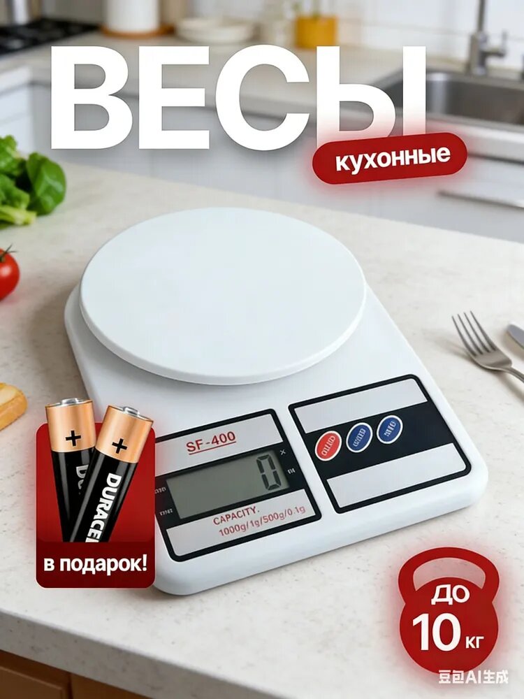 Электронные кухонные весы 9912282, белый