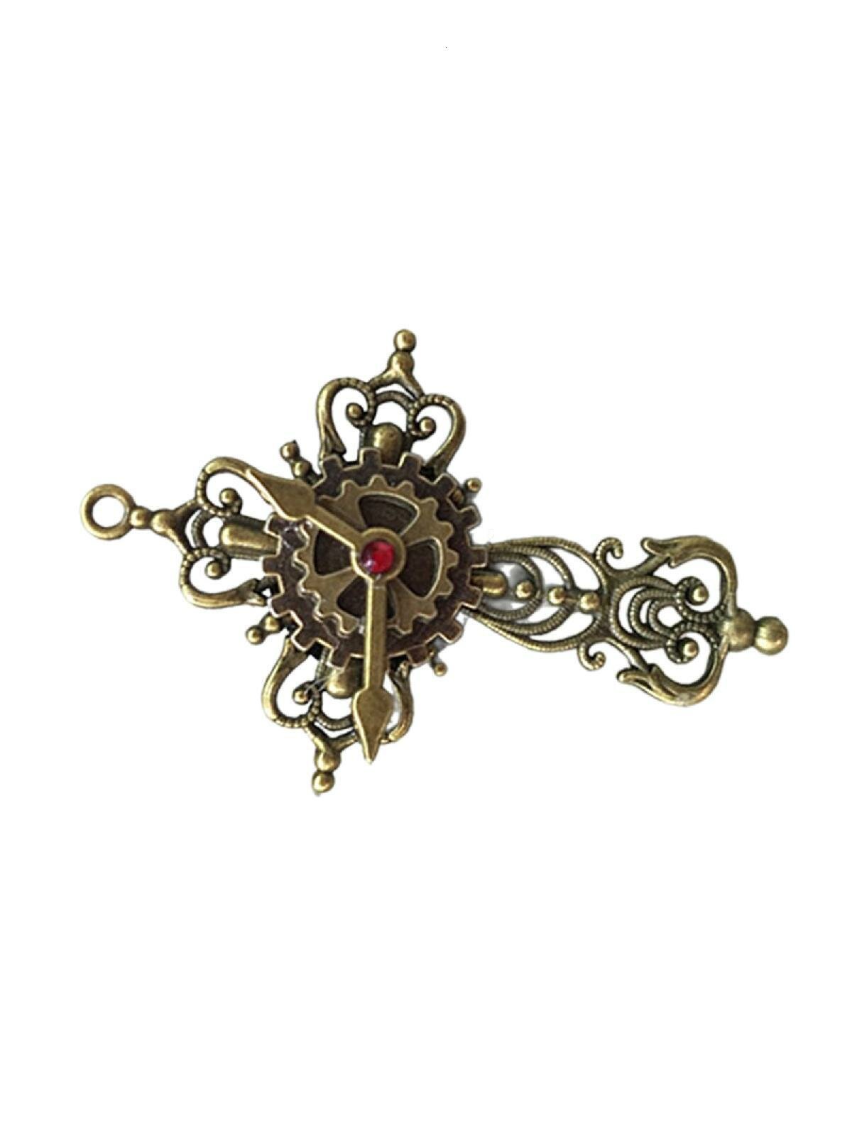 Готический брелок в стиле стимпанк, Золото