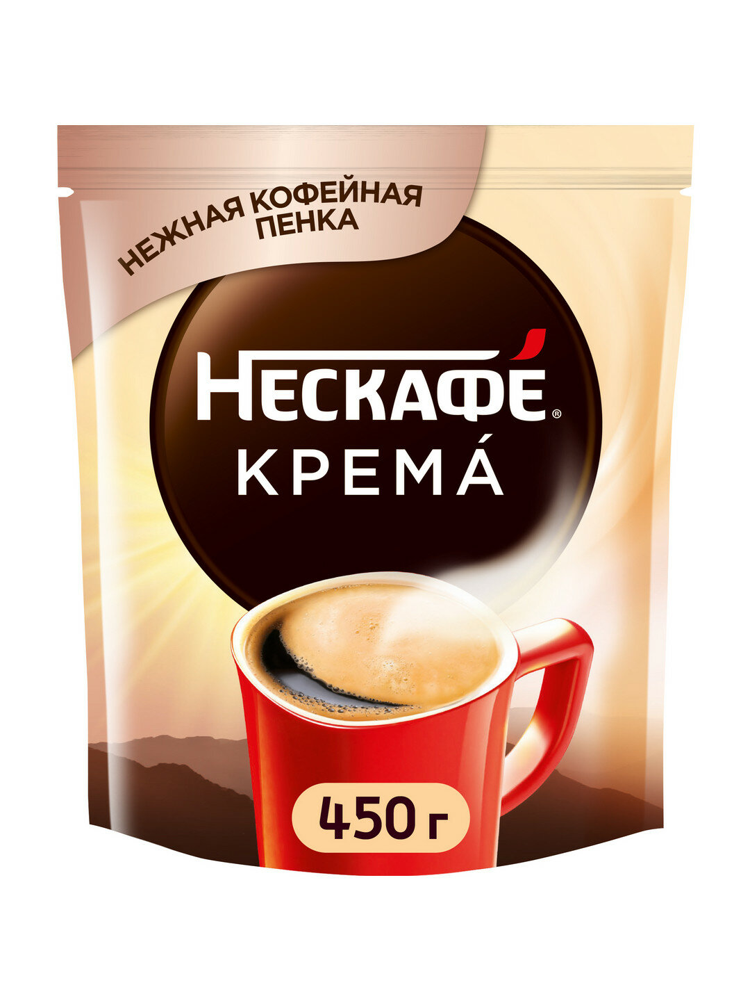 Кофе растворимый Nescafe Classic Crema, пакет, 450 г