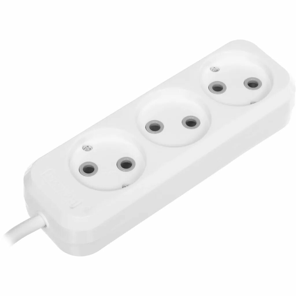 Сетевой удлинитель Defender B230, 10м, белый [99274]