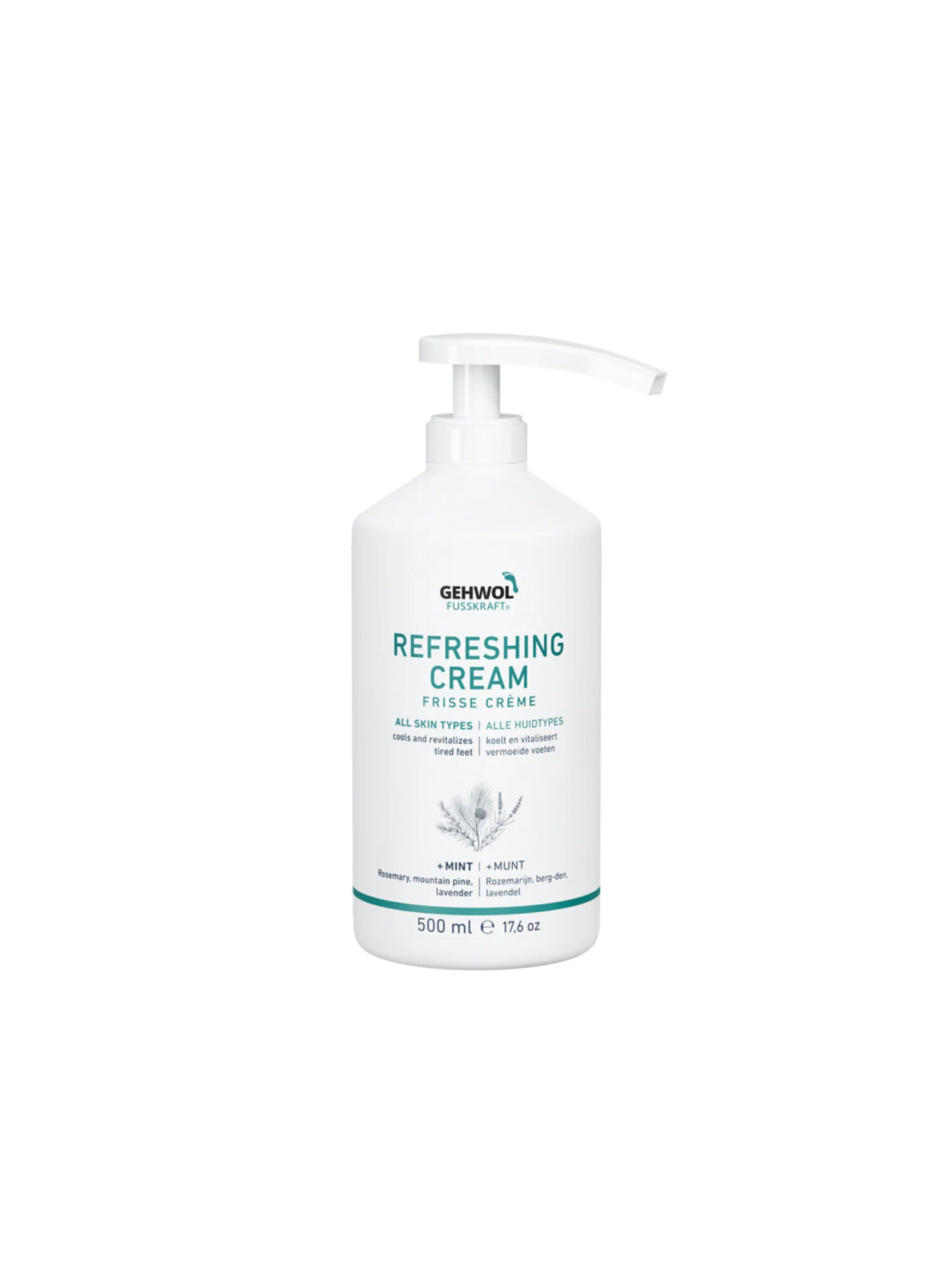 Gehwol Fusskraft Refreshing Cream - Освежающий крем 500 мл