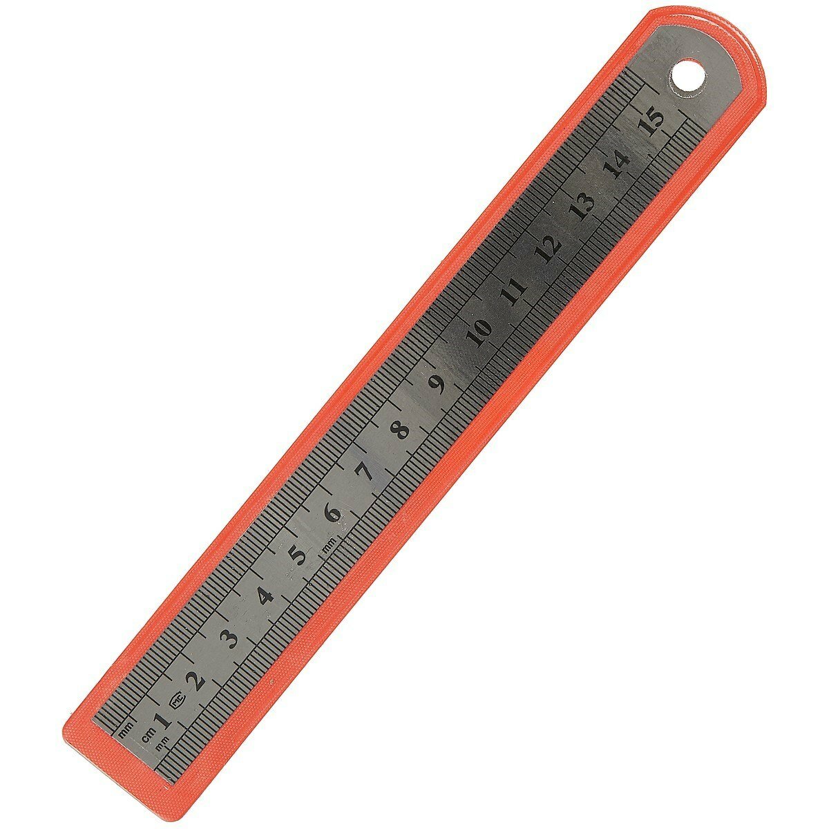 Линейка 15см металлическая, GoodMark