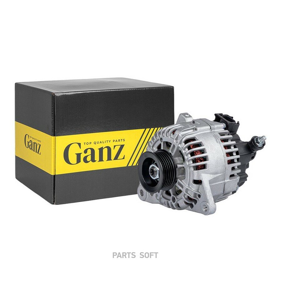 Генератор (12V/120A) HYUNDAI Sonata/Santa Fe I/Trajet mot.2.7L /120A GANZ GIP13048 от официального дистрибьютора, GANZ, артикул GIP13048