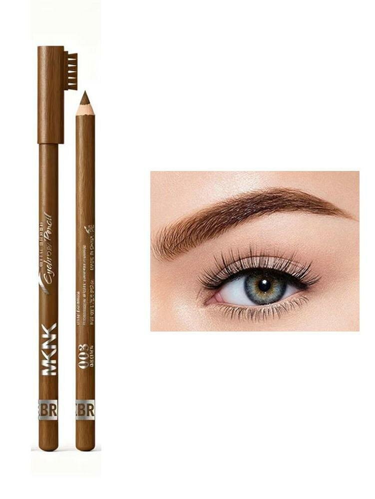 Матовый карандаш для бровей Eyebrow с кисточкой и расческой для укладки и рисования, перманентного макияжа бровей