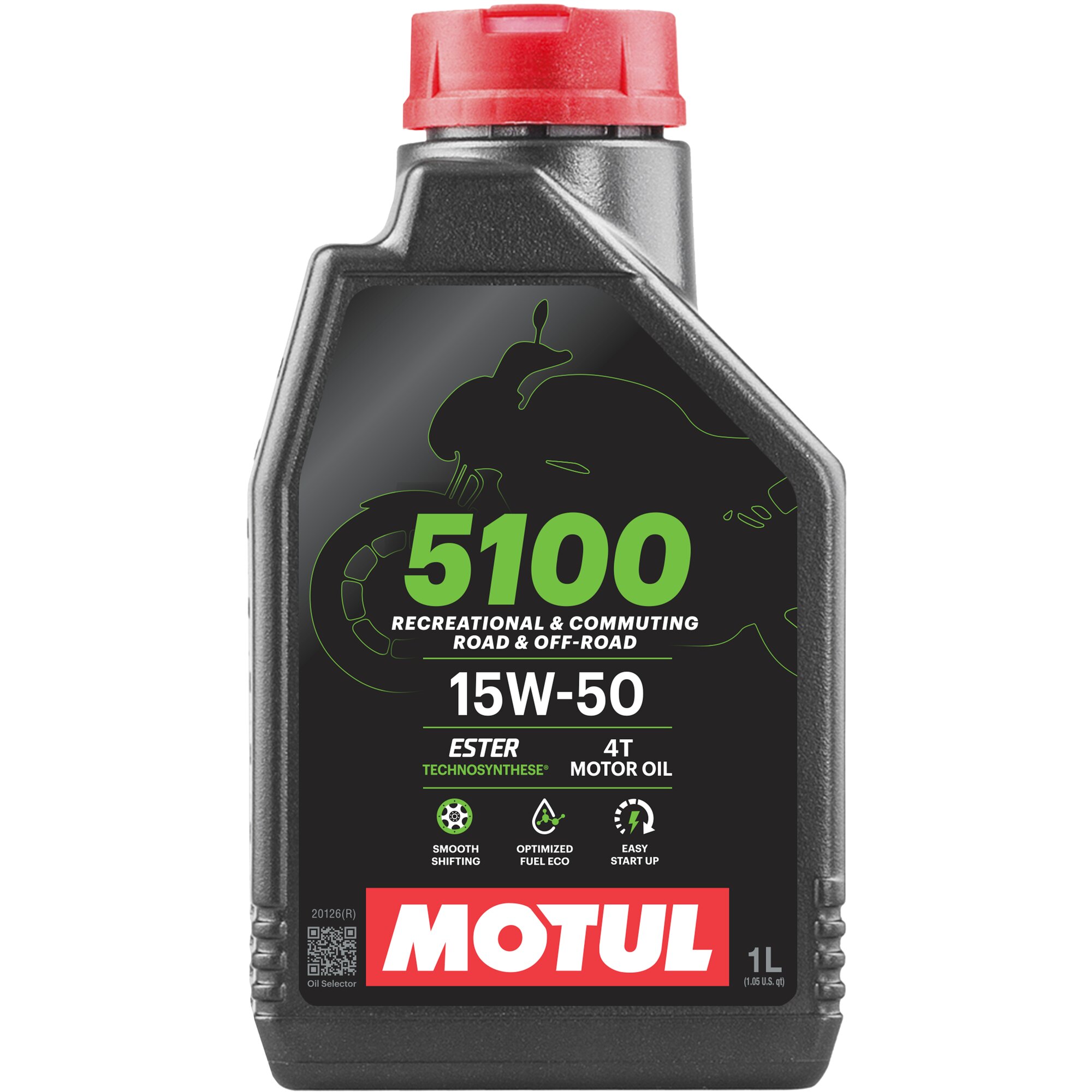 Моторное масло MOTUL для мотоцикла 5100 4T 15W50 1 л.