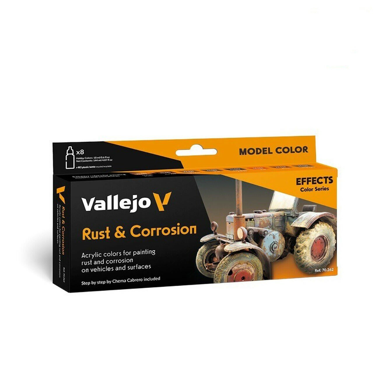 Аксессуар для Warhammer Vallejo Набор Vallejo Rust & Corrosion 70.262 (8)