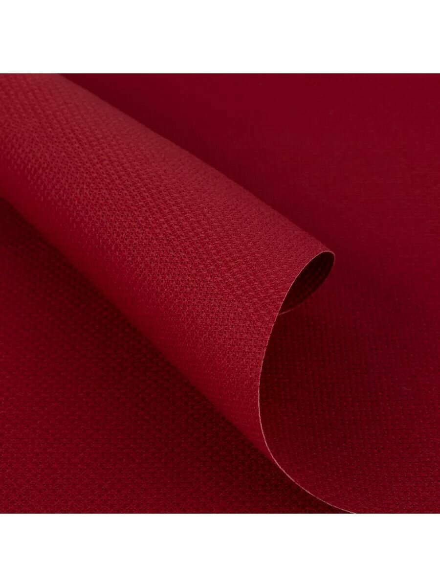 Канва Aida 14 ct. цвет бордовый, размер: 25x50 см.