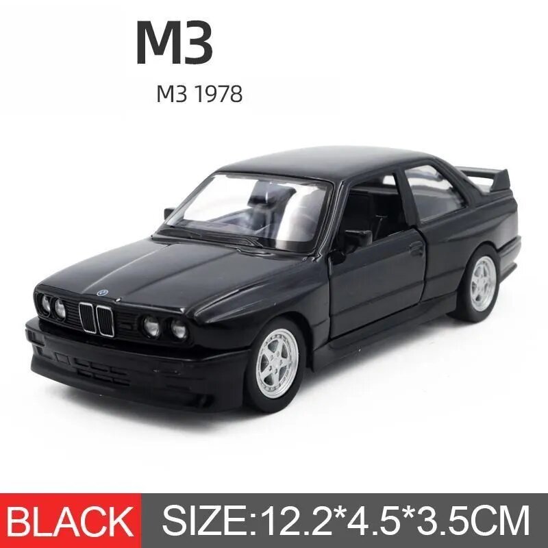 RMZ CITY 1:36 Коллекционная металлическая машина BMW M3 E30 1987