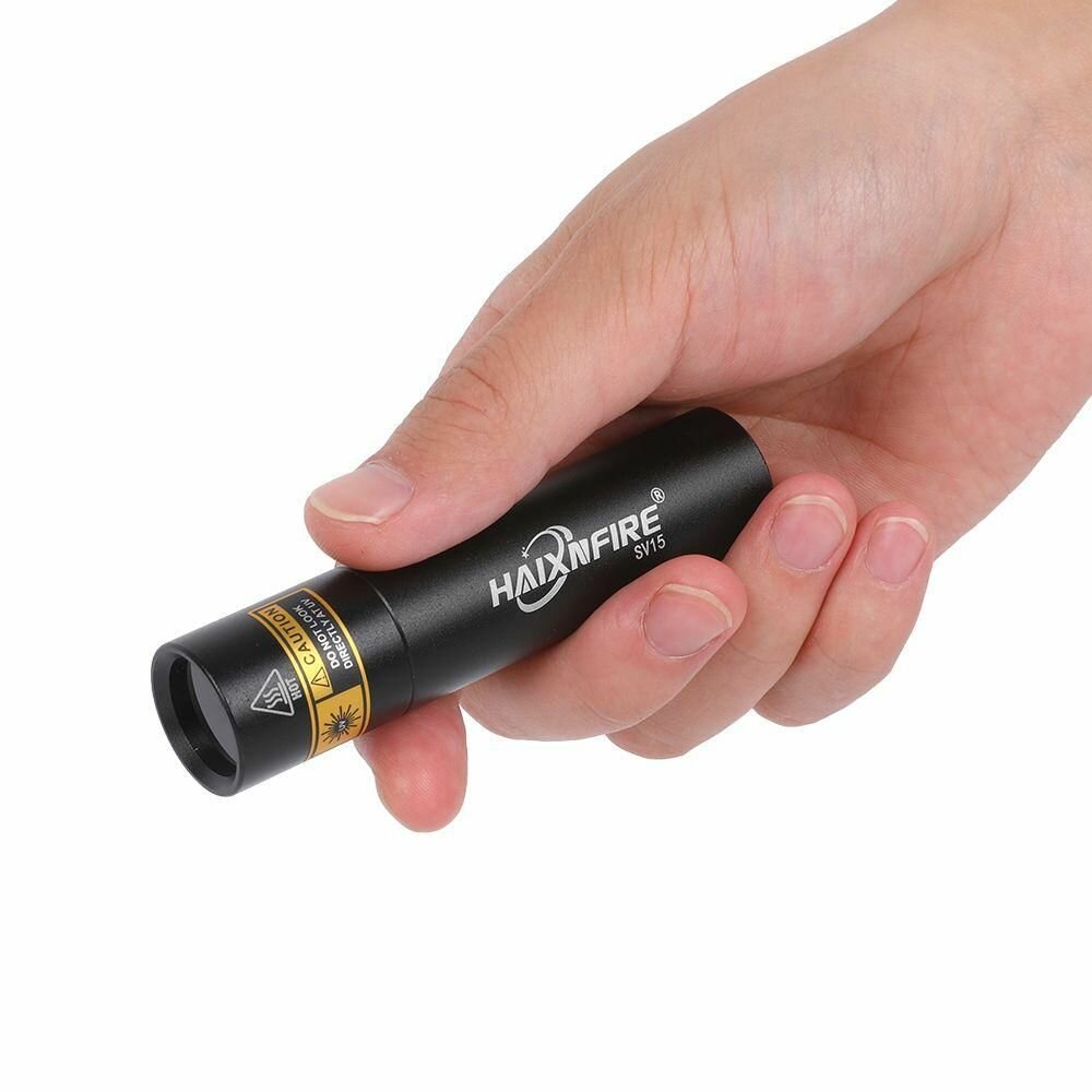 2025Haixnfire SV15 Purple Ultraviolet фонарик USB CAN CAN зарядное освещение освещение Pet Cat Moss Обнаружение света