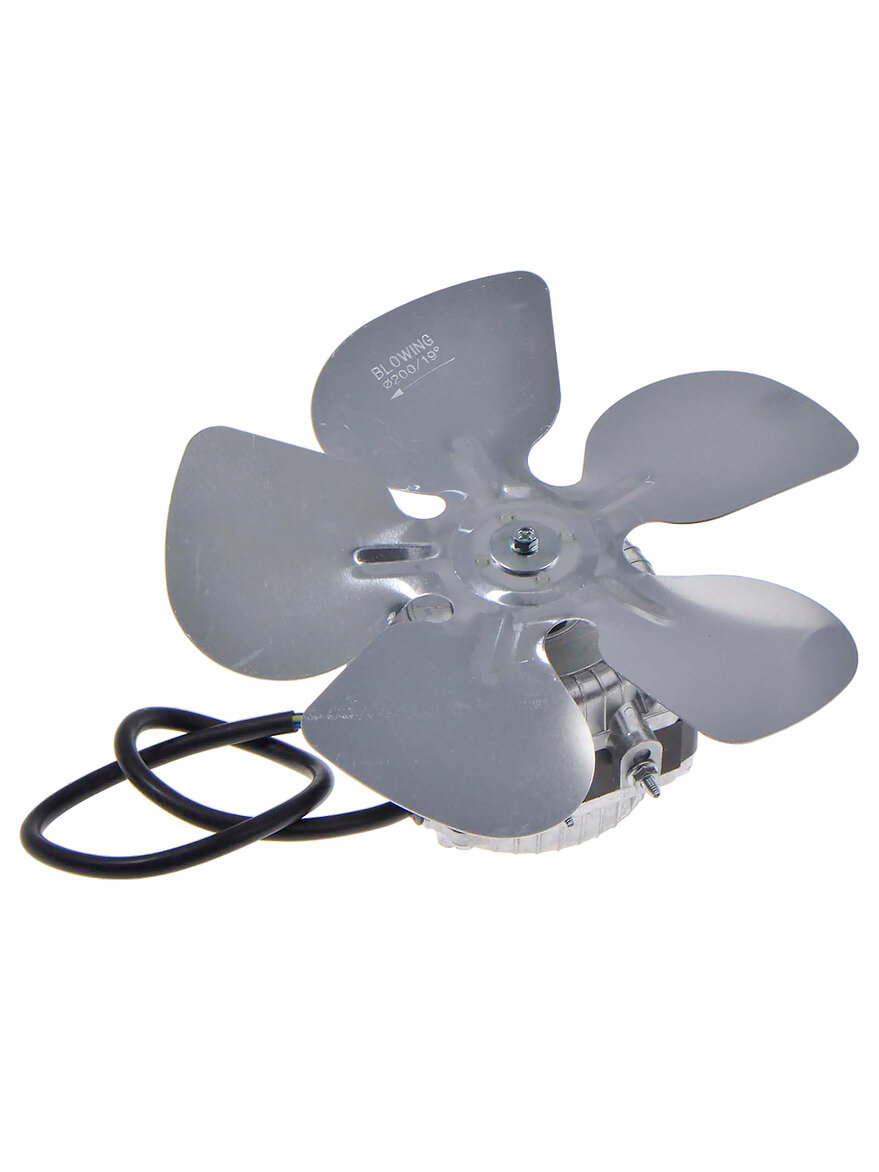 Электродвигатель YYF53-00 220В 53Вт с крыльчаткой D200 для пушки тепловой STEHER SG-35