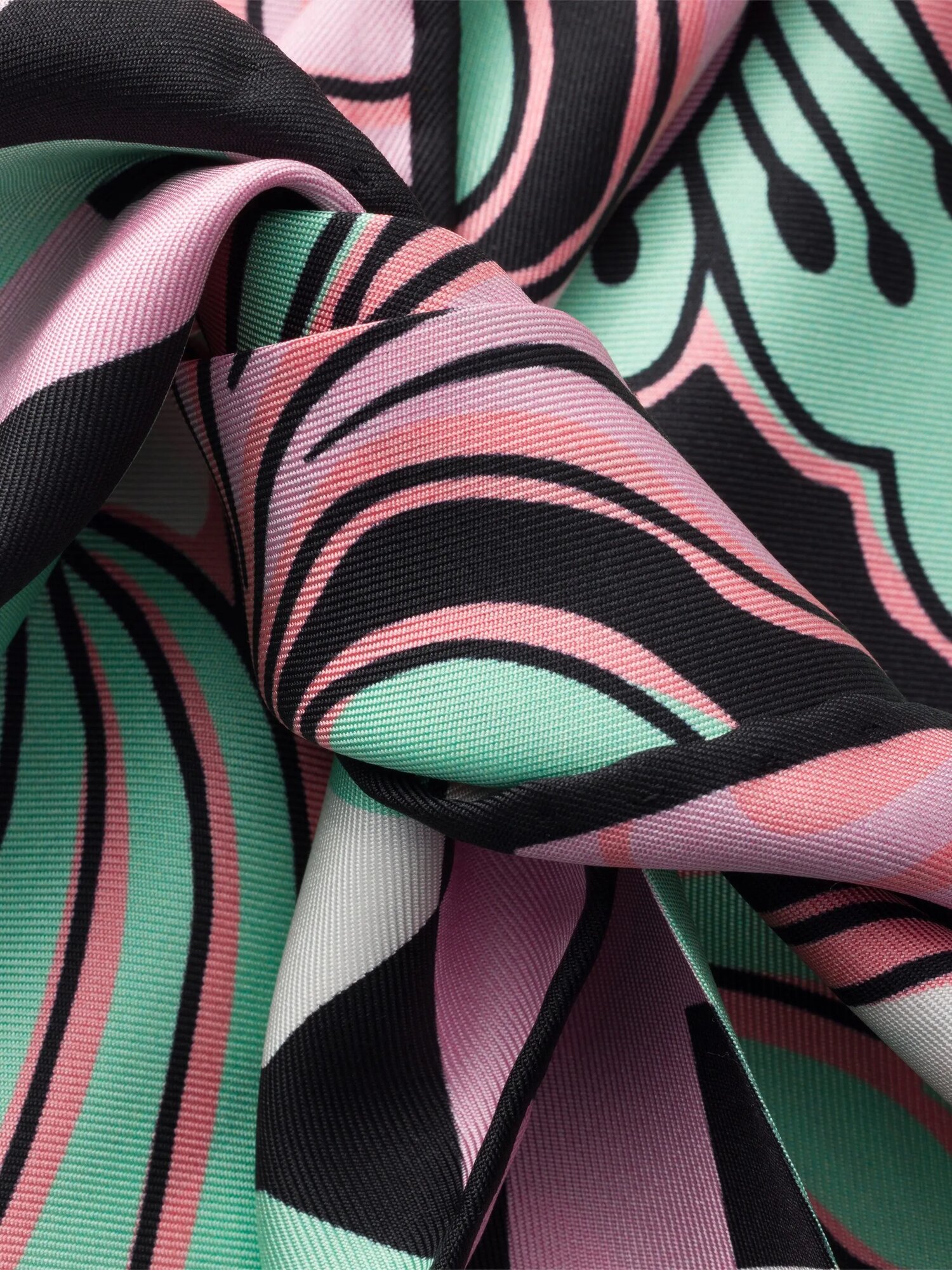 Топ Prada Printed silk twill top, размер OneSize, pink — фото 1