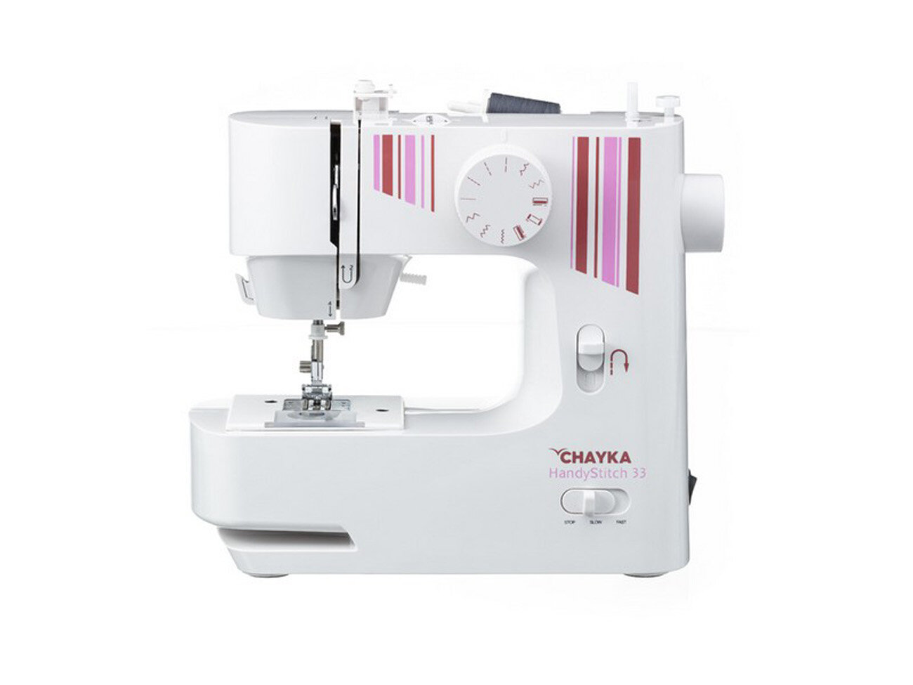 Швейная машина Chayka "HandyStitch", 10 операций, горизонтальный челнок, белая